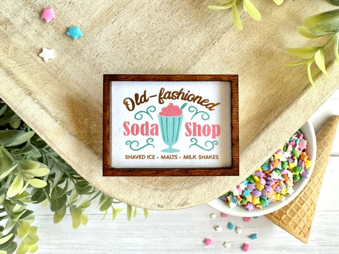 Wood Framed Miniature Sign | Farmhouse Type | Tiered Tray Décor ...