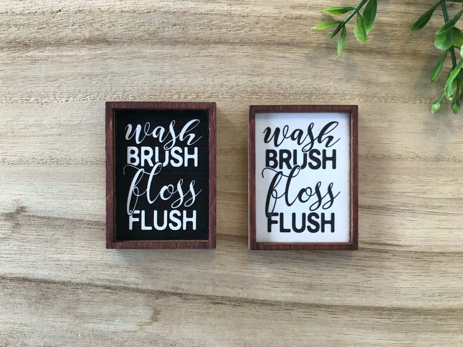 Wood Framed Miniature Sign | Tiered Tray Décor | Handmade in U.S.A ...