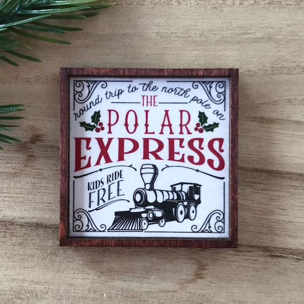 Polar Express Sign - Etsy