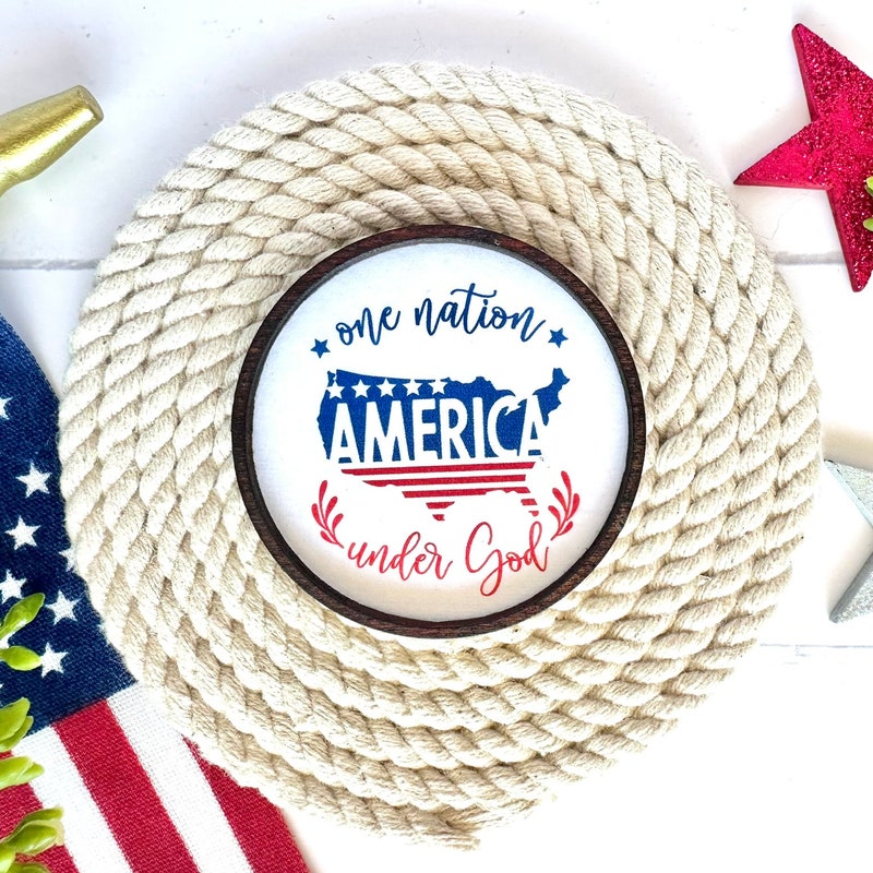 One Nation Under God Sign - Etsy