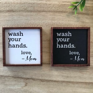 Wood Framed Miniature Sign | Tiered Tray Décor | Handmade in U.S.A ...