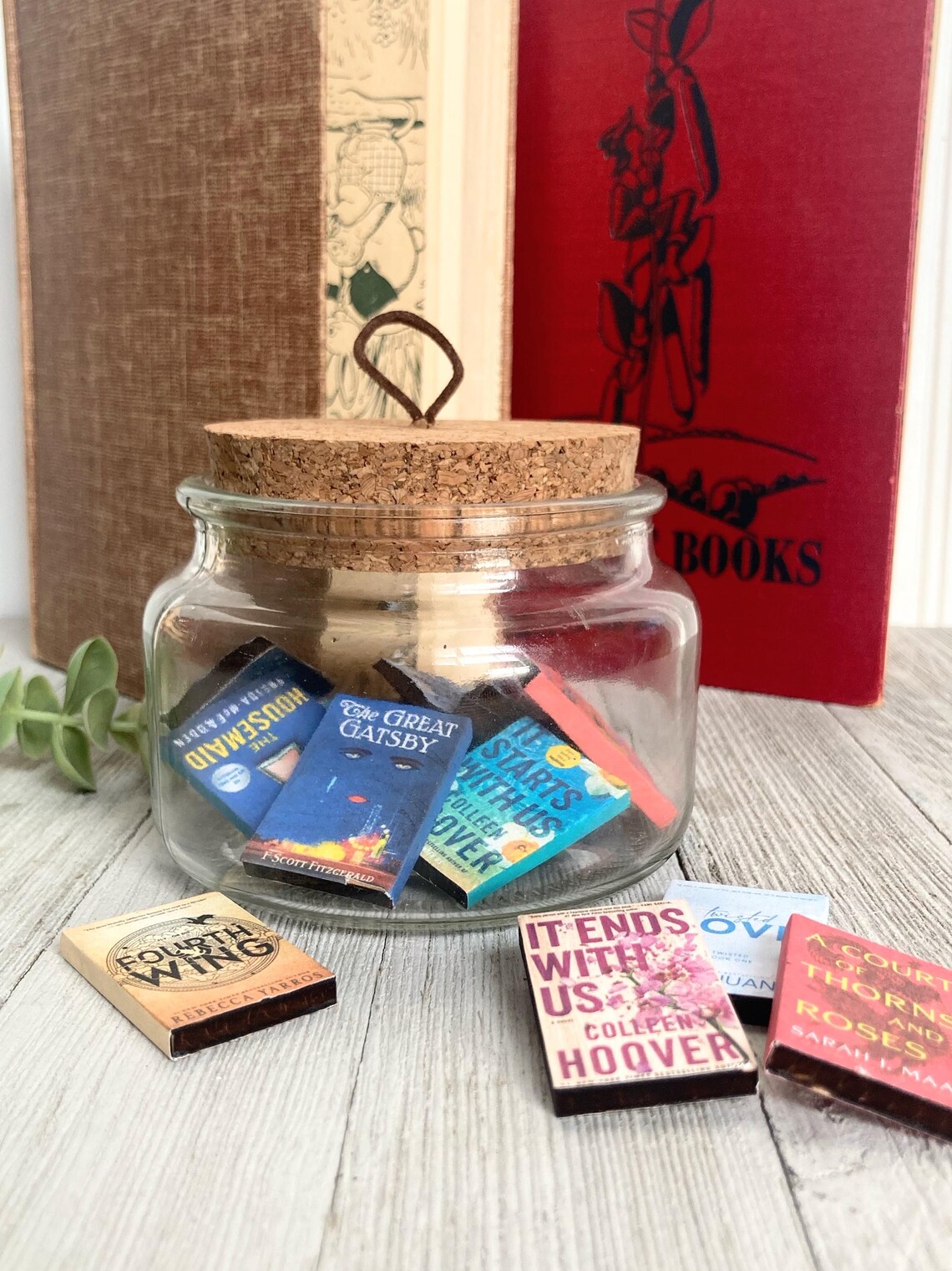 DIY ~ Build Your Own Jar ~ Personalized Mini Book Jar ~ TBR Jar ~ Book ...