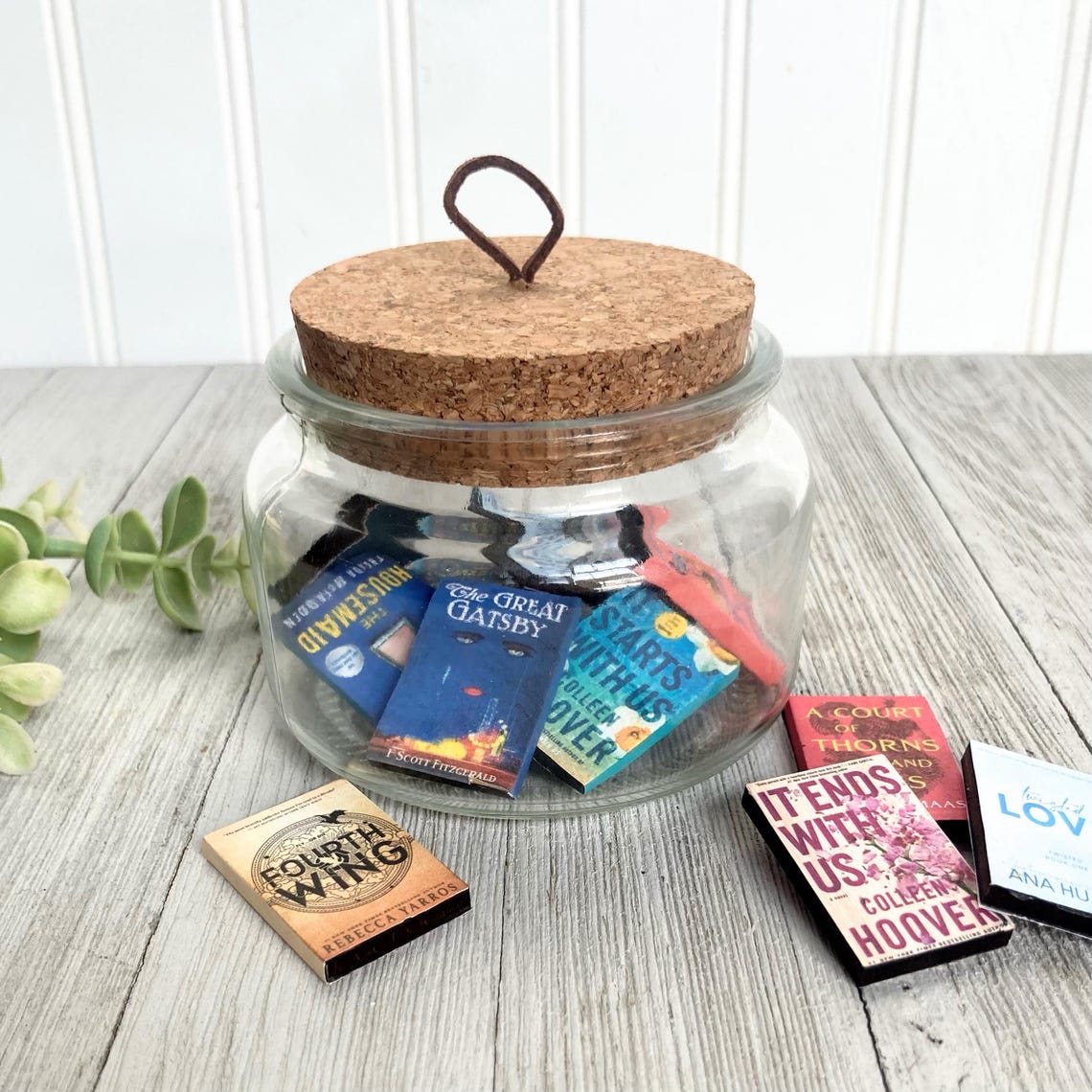 DIY ~ Build Your Own Jar ~ Personalized Mini Book Jar ~ TBR Jar ~ Book ...