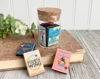 DIY ~ Build Your Own Jar ~ Personalized Mini Book Jar ~ TBR Jar ~ Book ...