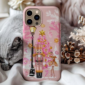 Pink Christmas Tree Phone Case for iPhone 17 16e 16 15 14 13 12 11 ...