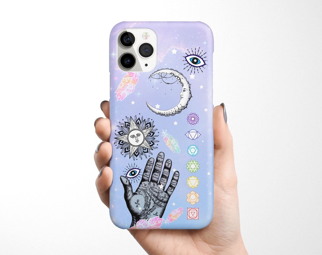 Spiritual Chakra Third Eye Y2K Retro Phone Case for iPhone 16e 16 15 14 ...