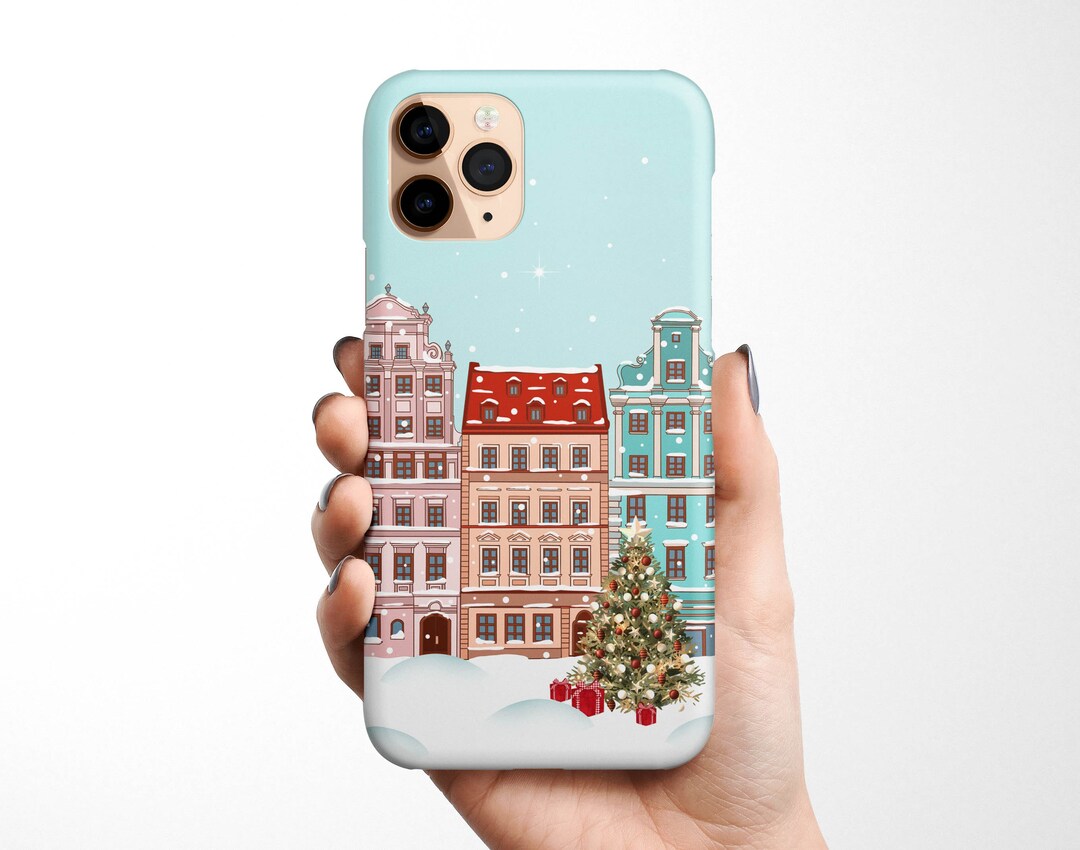Christmas Town Phone Case for iPhone 15 14 14 Pro Max 13 12 11 XR 8 SE ...