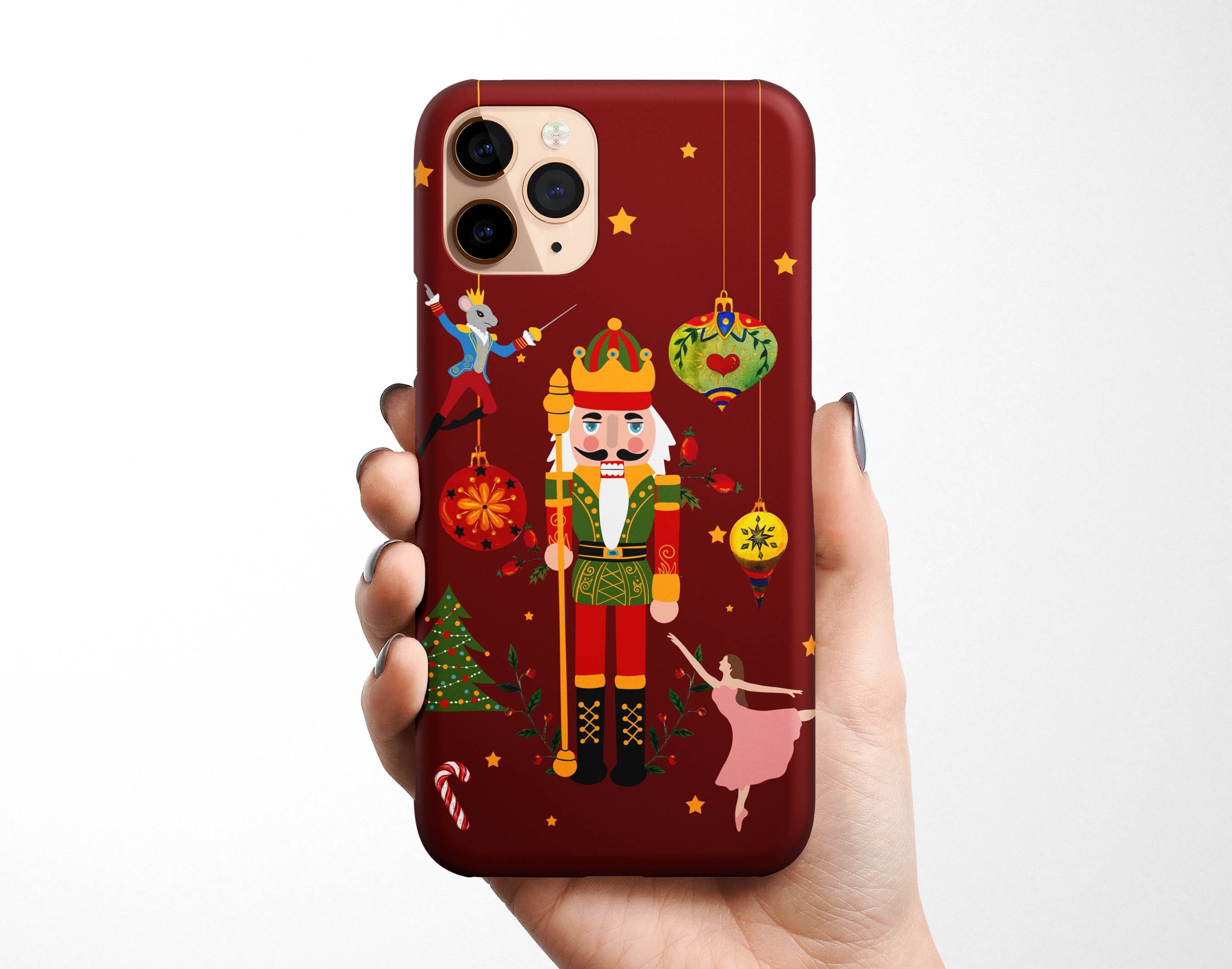 Christmas Nutcracker Phone Case for iPhone 17 16e 16 15 14 13 12 11 ...