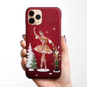 Christmas Nutcracker Ballet Phone Case iPhone 17 16e 16 15 14 13 12 11 ...