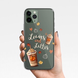 Clear Autumn Mix Pumpkin Phone Case for iPhone 15 14 13 12 11 Samsung ...