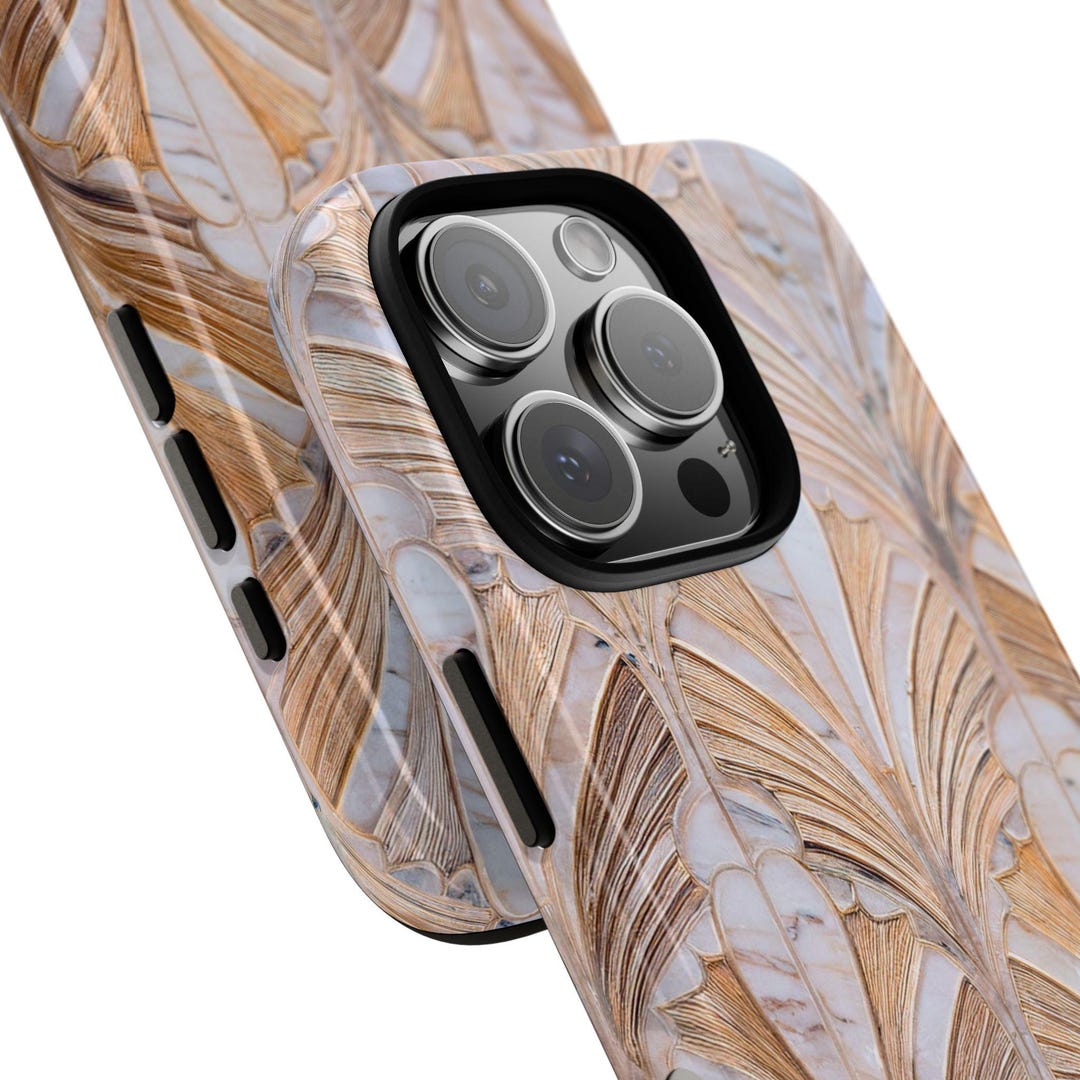 Art Deco Marble Phone Case for iPhone 17e 17 16e 16 15 14 13 12 11 ...