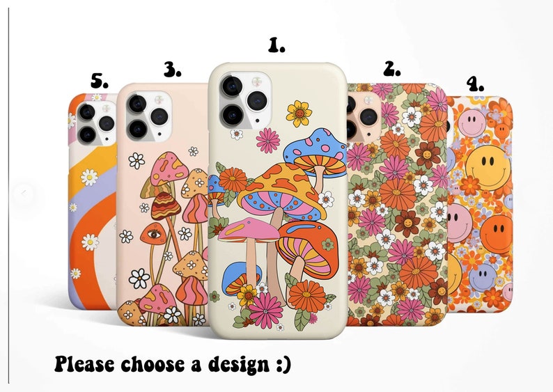 Retro 70s Groovy Phone Case for Iphone 14 13 12 11 Samsung S23 - Etsy