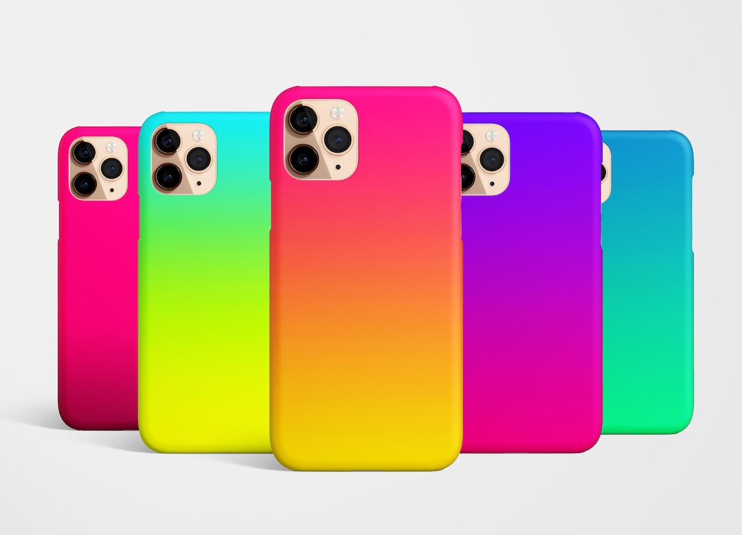 Bright Color Phone Case for iPhone 16e 16 15 14 13 12 11 SE Samsung ...