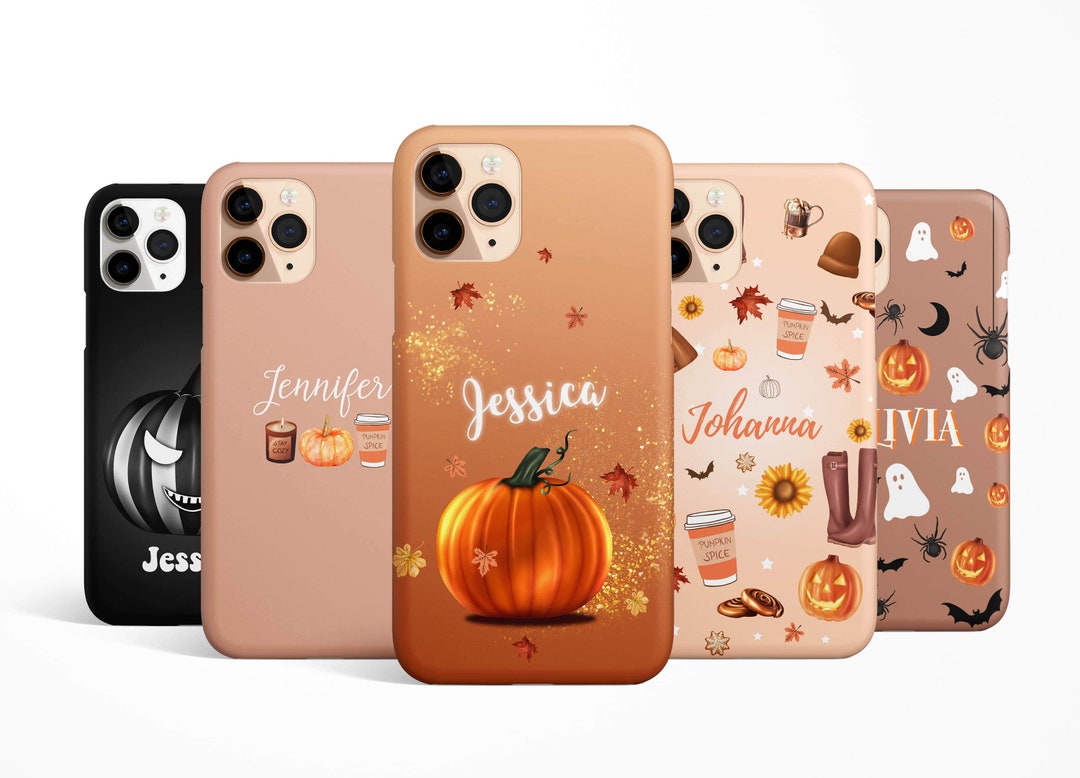 Custom Name Autumn Phone Case iPhone 17 16e 16 15 14 13 12 Magsafe ...