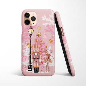 Pink Christmas Tree Phone Case for iPhone 17 16e 16 15 14 13 12 11 ...