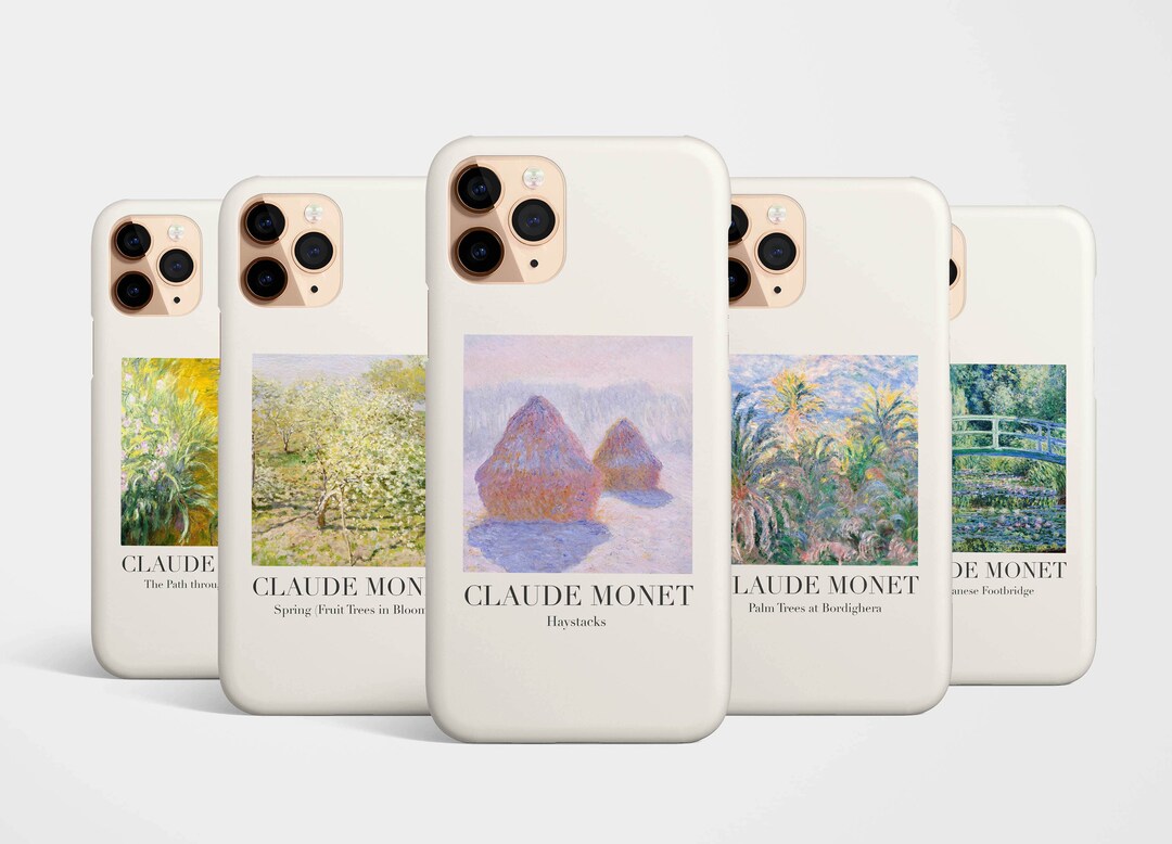 Monet Phone Case for iPhone 15 14, 14 Pro Max, 13, 13 Pro 12 11 Samsung ...