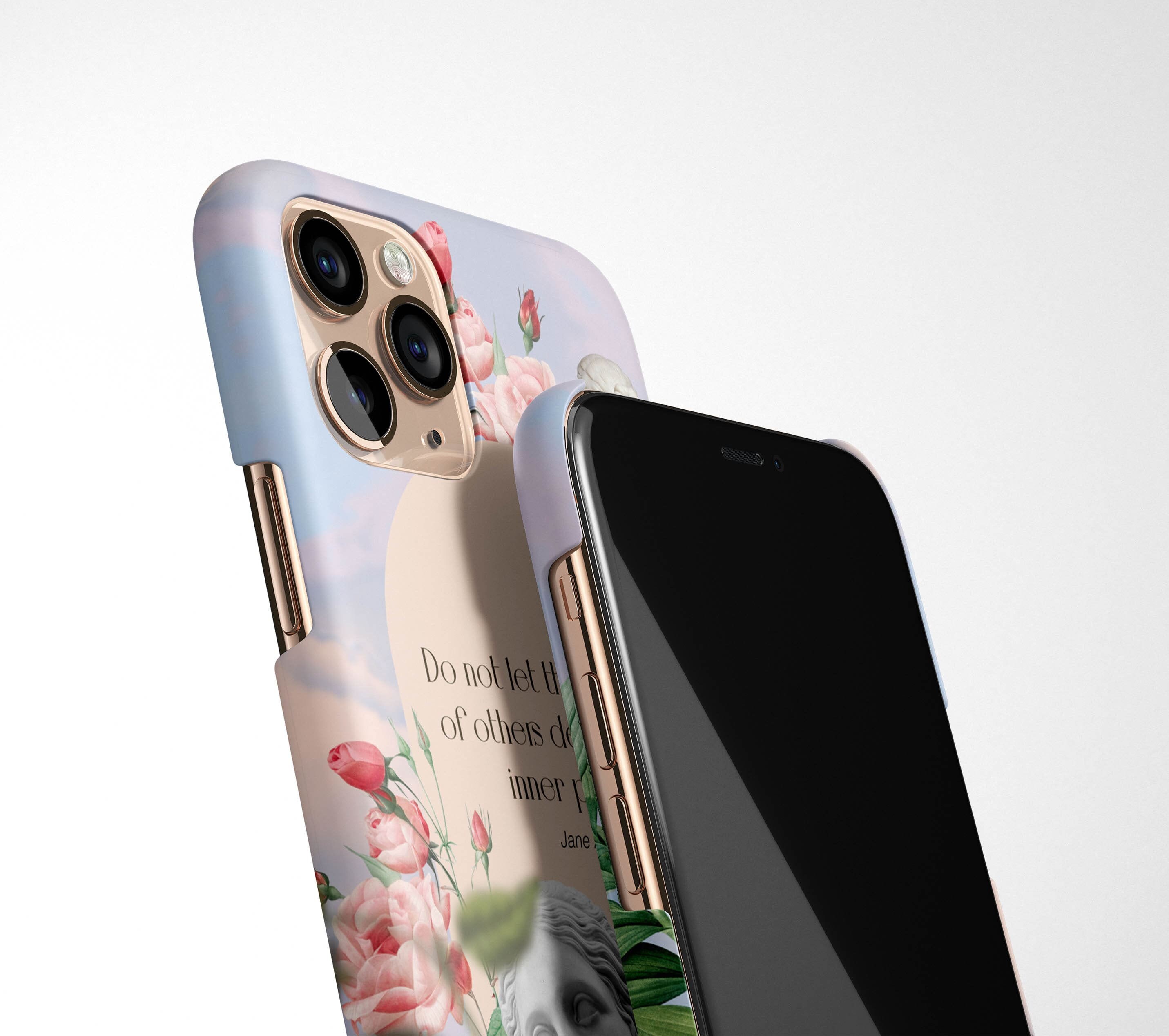 Self Love Jane Austen Quote Phone Case for iPhone 17e 17 16e 16 15 14 ...