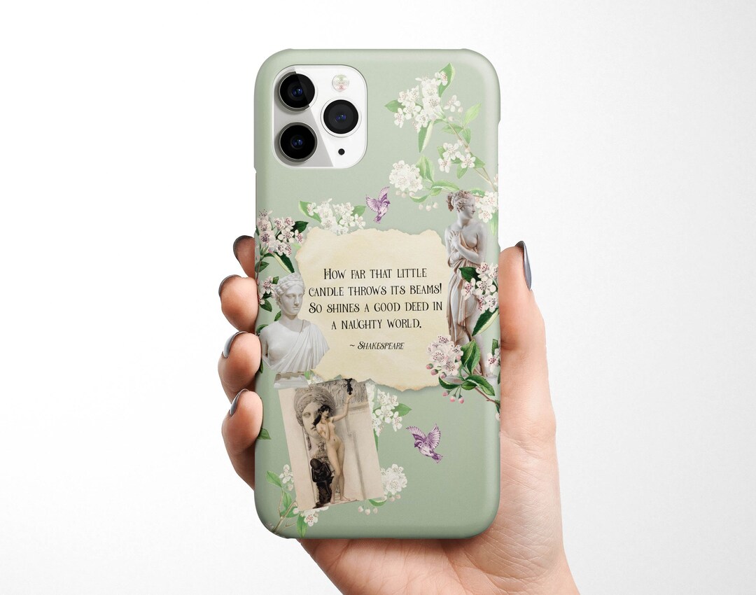 Shakespeare Quote Phone Case for iPhone 16e 16 15 14 13 12 11 XR SE ...