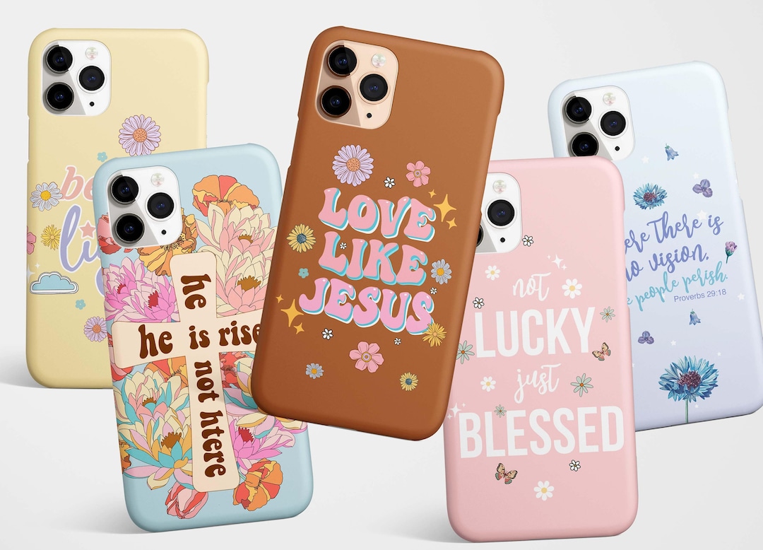 God Jesus Christian Quote Phone Case for iPhone 17e 17 16e 16 15 14 13 ...