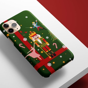 Christmas Nutcracker Phone Case for iPhone 16e 16 15 14 13 12 11 ...