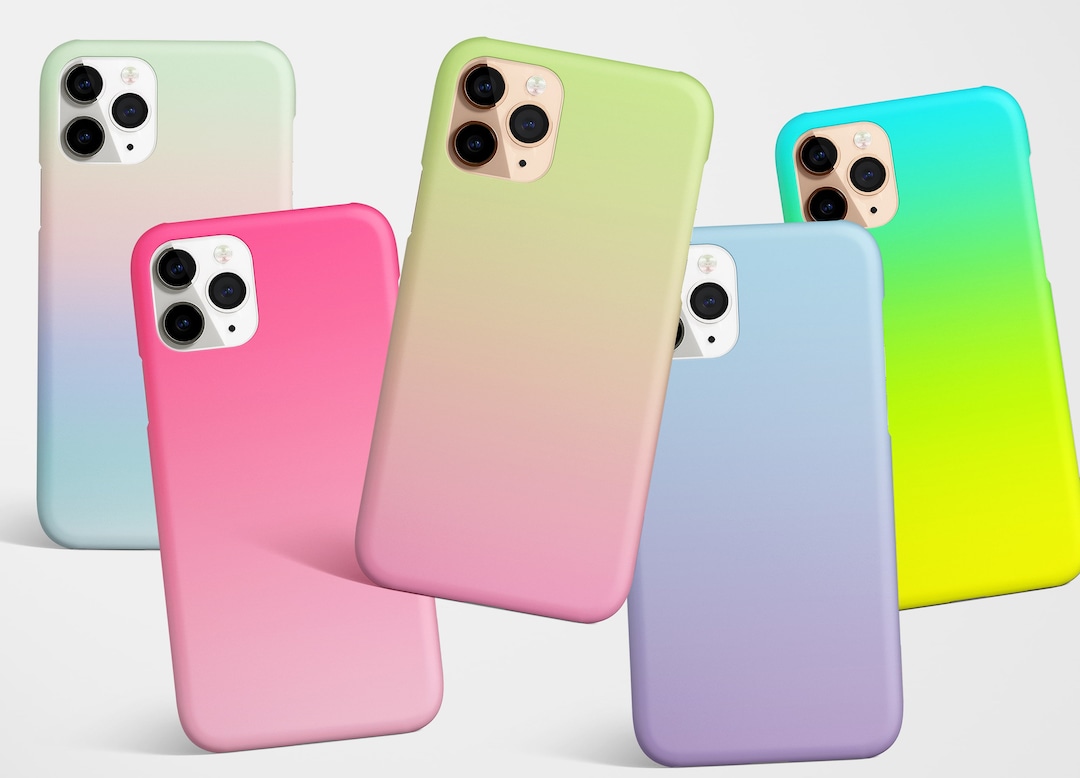 Ombre Color Phone Case for iPhone 15 14, 14 Pro Max 13 12 11 Samsung ...