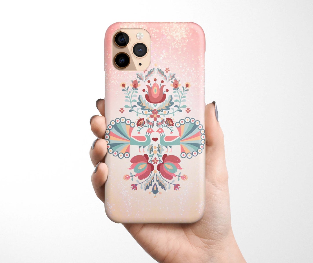 Folk Peacock Boho Hippie Phone Case for iPhone 17e 17 16e 16 15 14 13 ...