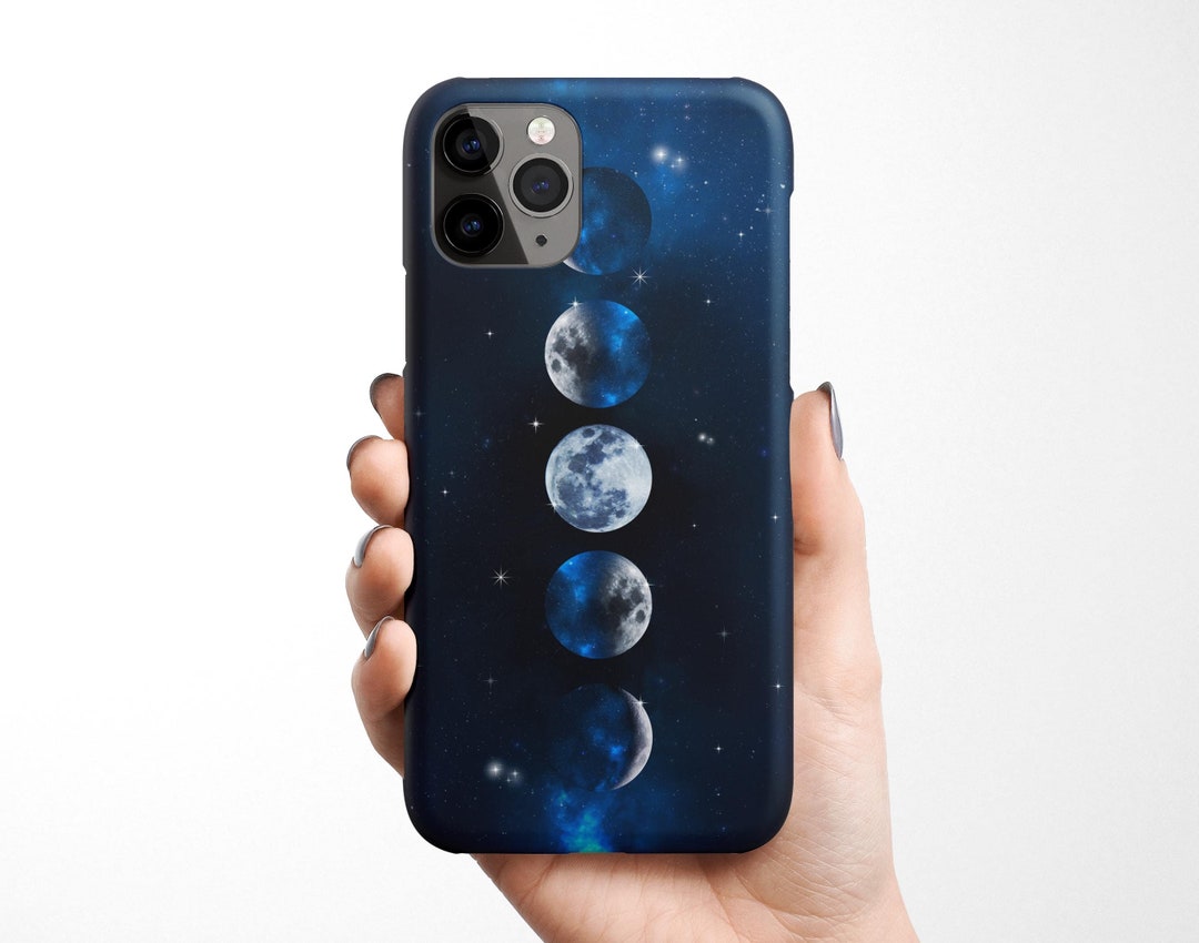 Celestial Moon Night Sky Phone Case iPhone 16e 16 15 14 13, 12 11 ...