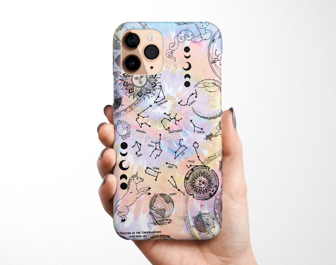 Celestial Moon Stars Phone Case for iPhone 15, 14 Pro 13 12 11 Samsung ...