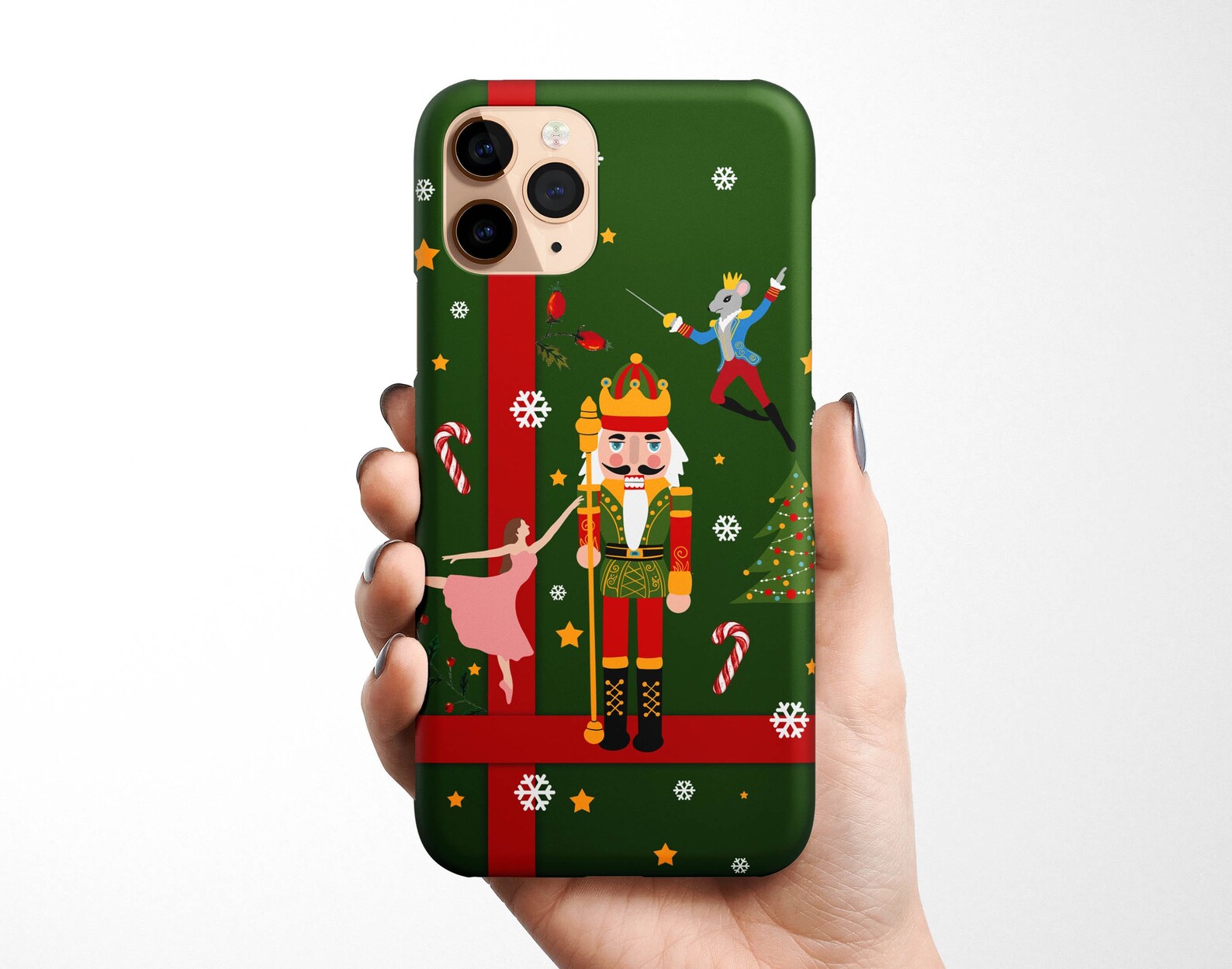 Christmas Nutcracker Ballet Phone Case iPhone 17 16e 16 15 14 13 12 11 ...