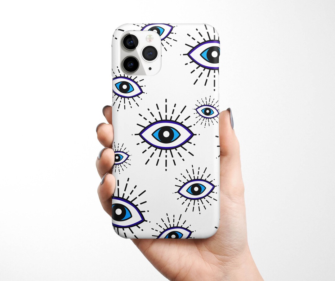Evil Eye Phone Case for iPhone 15 14 13 Pro Max, 12 11 Samsung Galaxy ...