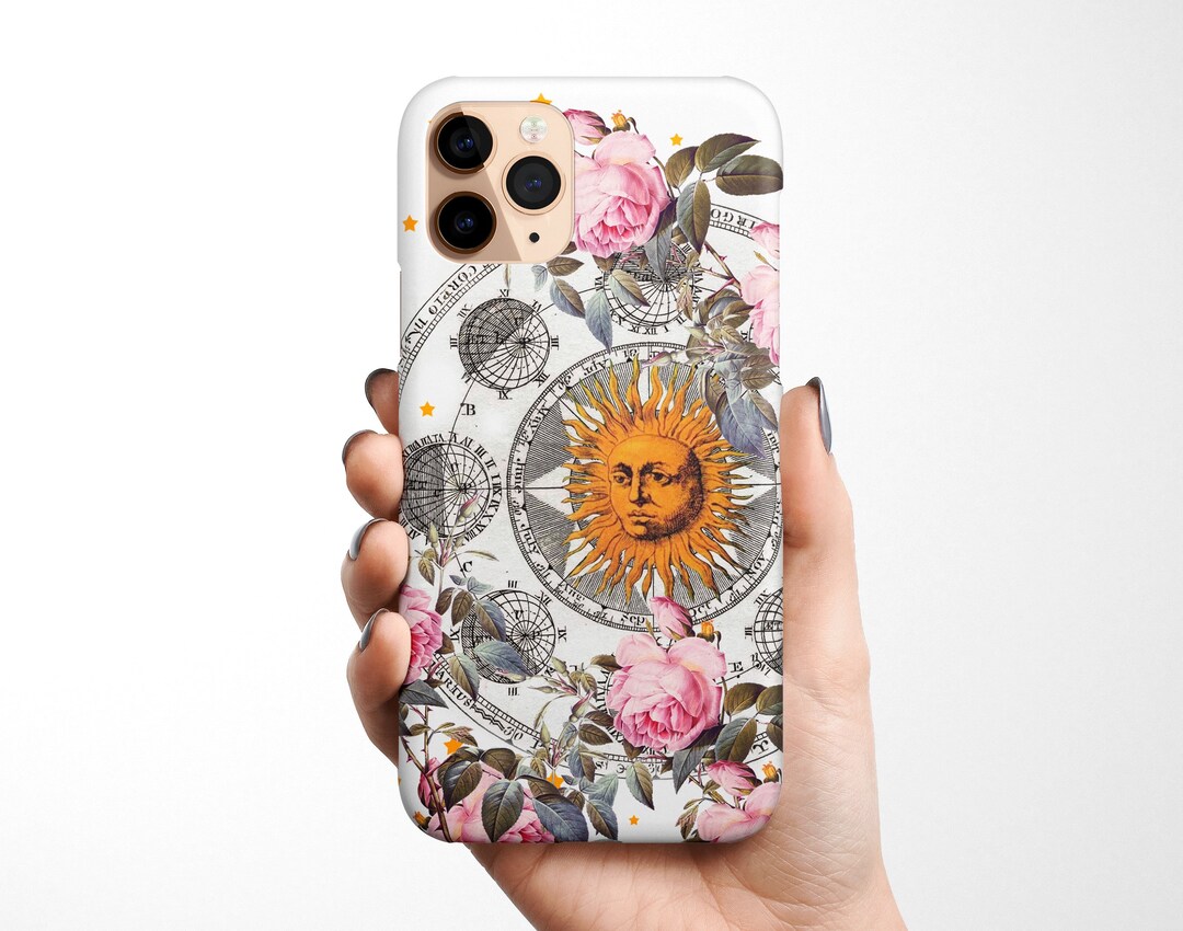Celestial Sun Constellations Phone Case for iPhone 15 14 13, 12, 11 XR ...