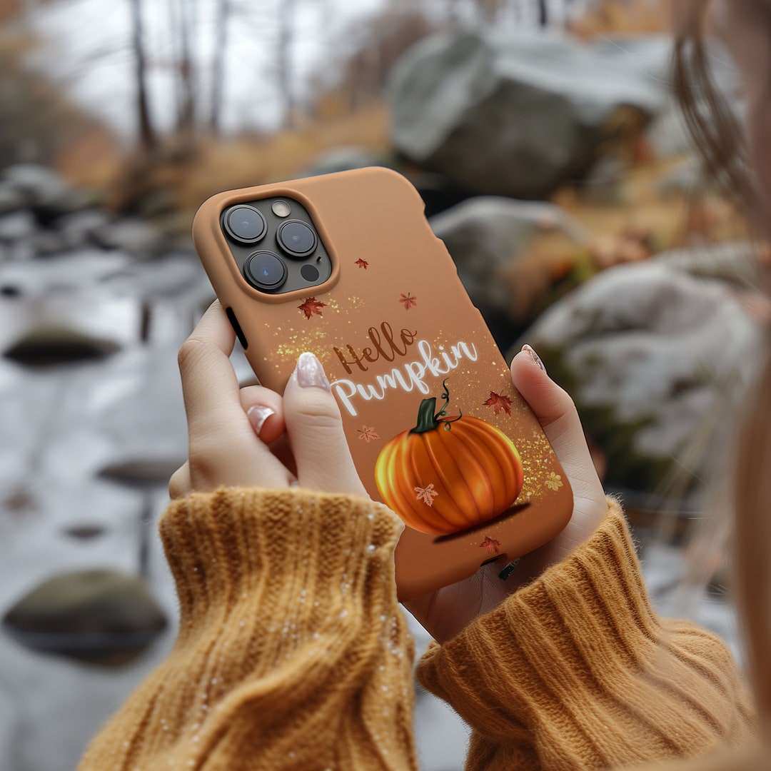 Hello Pumpkin Autumn Phone Case for iPhone 16e 16 15 14 13 12 11 ...