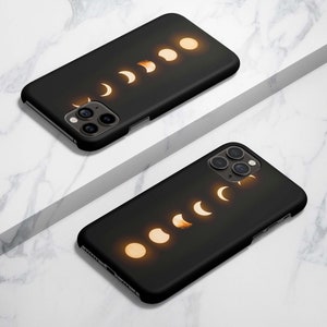 Moon Phases Phone Case Available for iPhone 17 16e 16 15 14 13 Pro Max ...