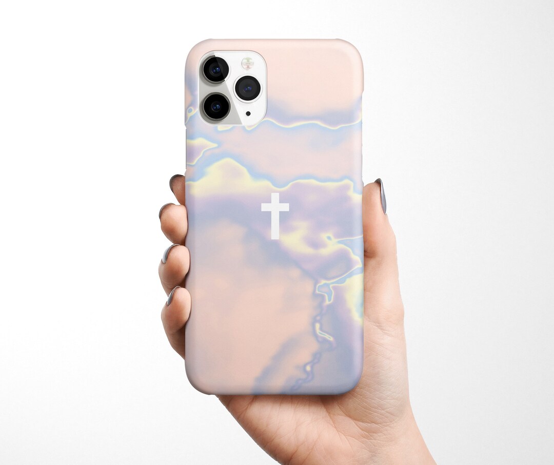 Cross God Jesus Clouds Phone Case for iPhone 17 16e 16 15 14 13 12 11 ...
