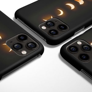 Moon Phases Phone Case Available for iPhone 17 16e 16 15 14 13 Pro Max ...