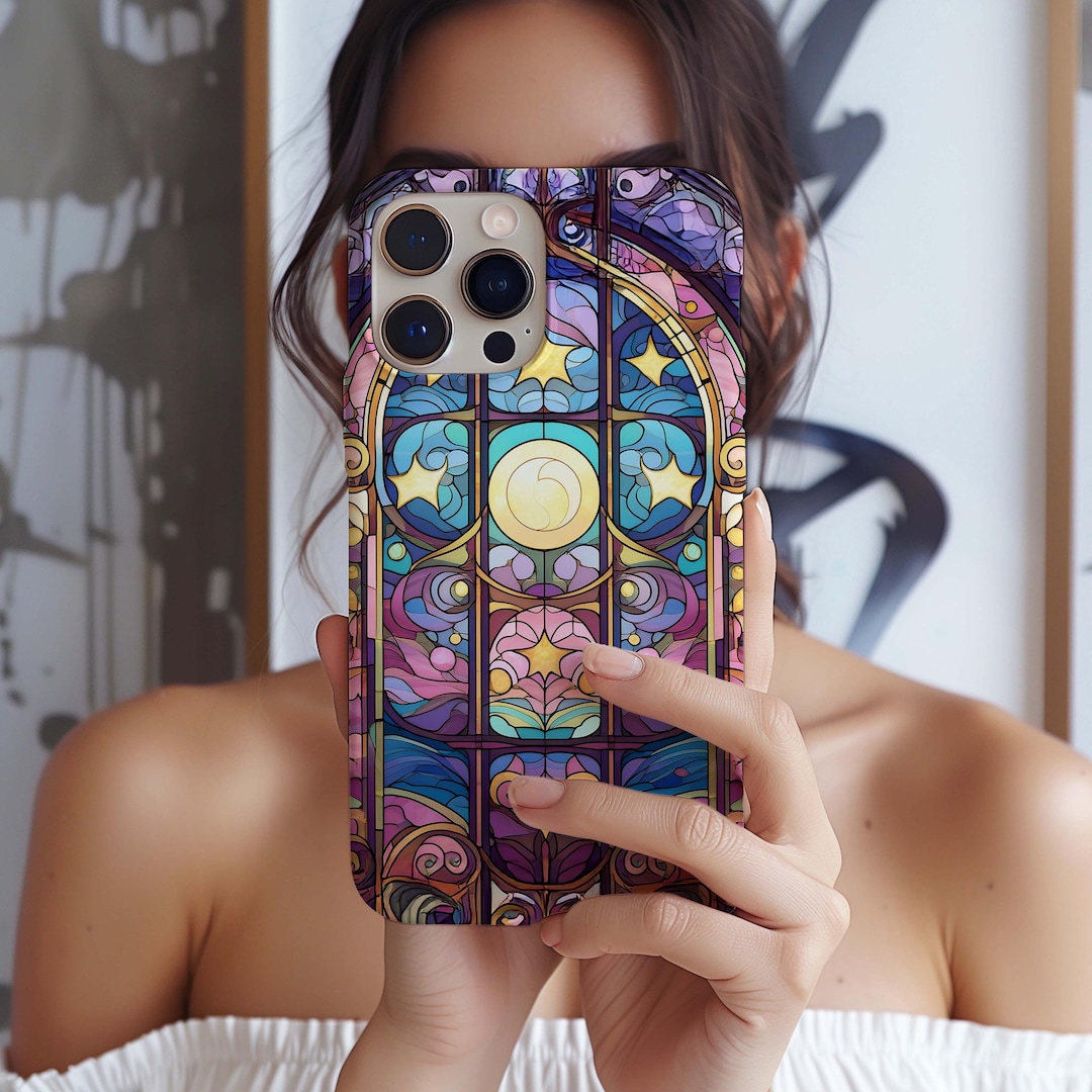 Stained Glass Aesthetic Phone Case iPhone 17 16e 16 15 14 13 12 11 ...