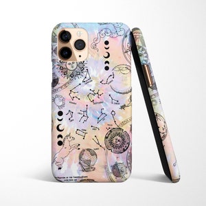 Celestial Moon Stars Phone Case for iPhone 15, 14 Pro 13 12 11 Samsung ...