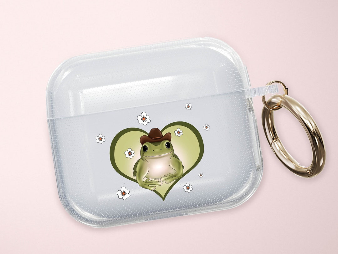 Cowboy Frog Mushroom Clear Airpods Case, Airpods Pro, 3rd Gen, Original ...
