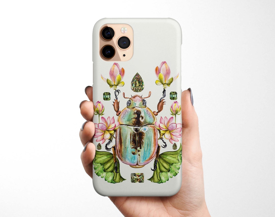 Scarabeus Bug Phone Case for iPhone 17 16e 16 15 14 13 12 11 Magsafe ...