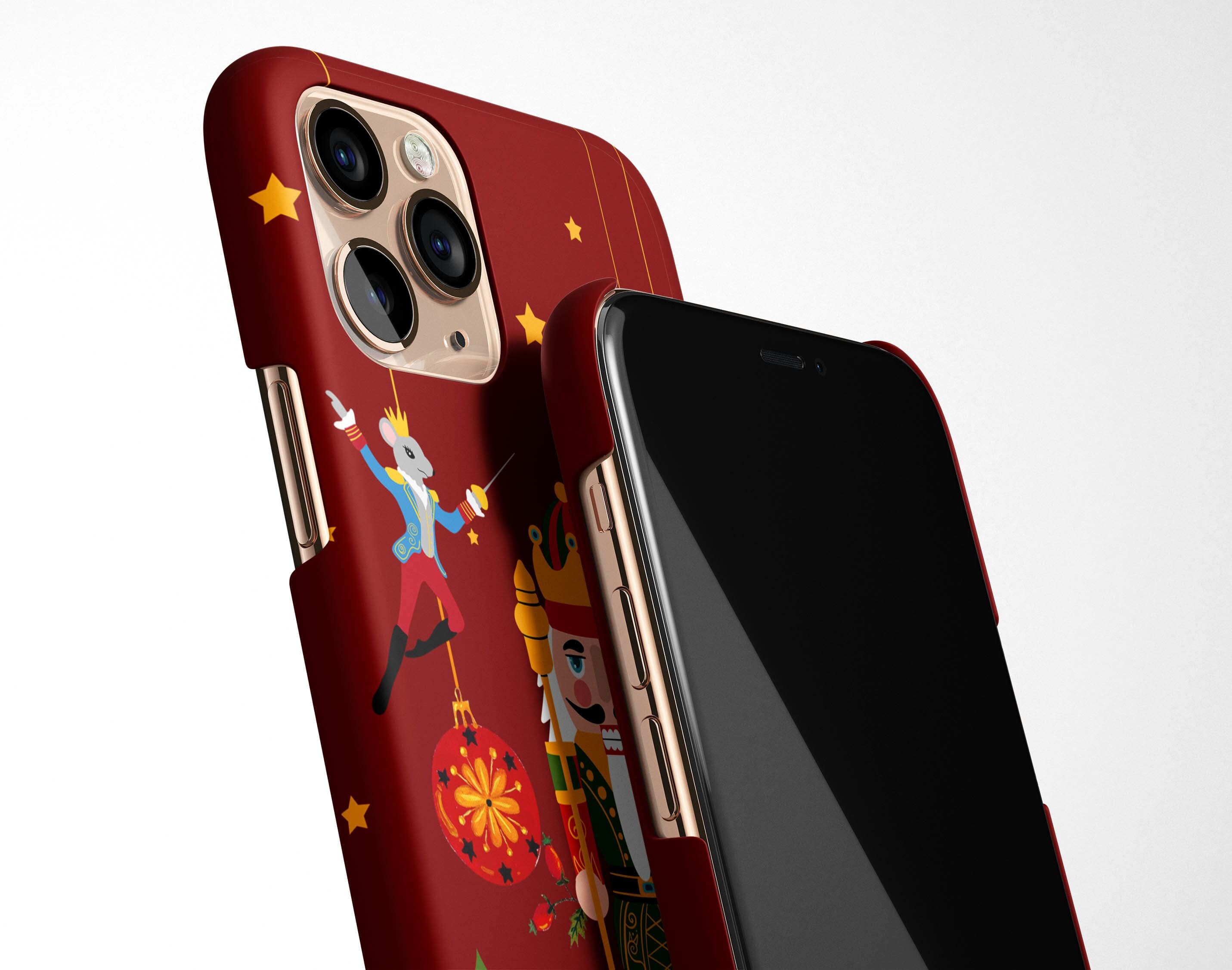 Christmas Nutcracker Phone Case for iPhone 17 16e 16 15 14 13 12 11 ...