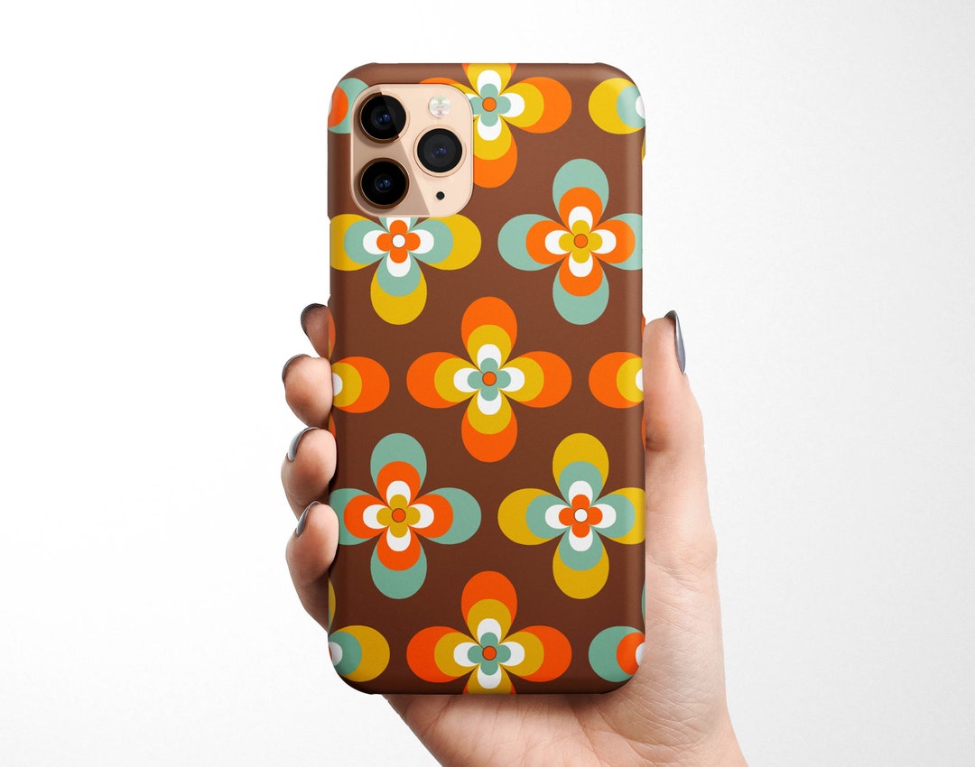 Retro Flowers Phone Case for iPhone 15, 14 Pro Max 13 12 Mini, 11 Pro ...