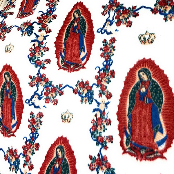 Virgin Mary Upholstery Fabric - Etsy