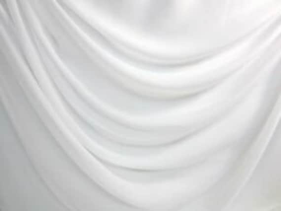 White Chiffon Fabric Solid Sheer 60 Wide Sold by - Etsy