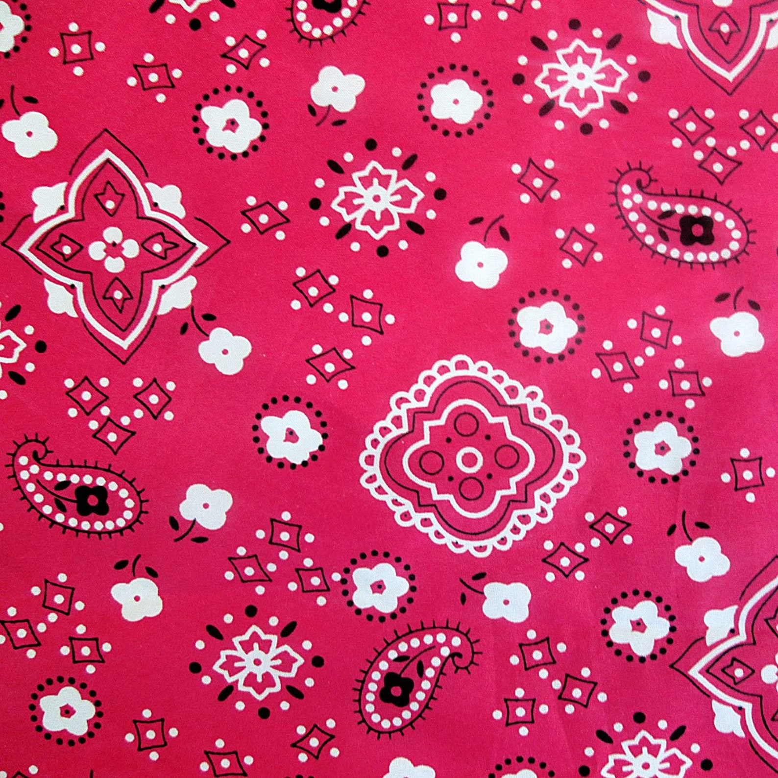 Bandana Fabric / Poly Cotton Print / 60" Wide / Sold by the Yard ...