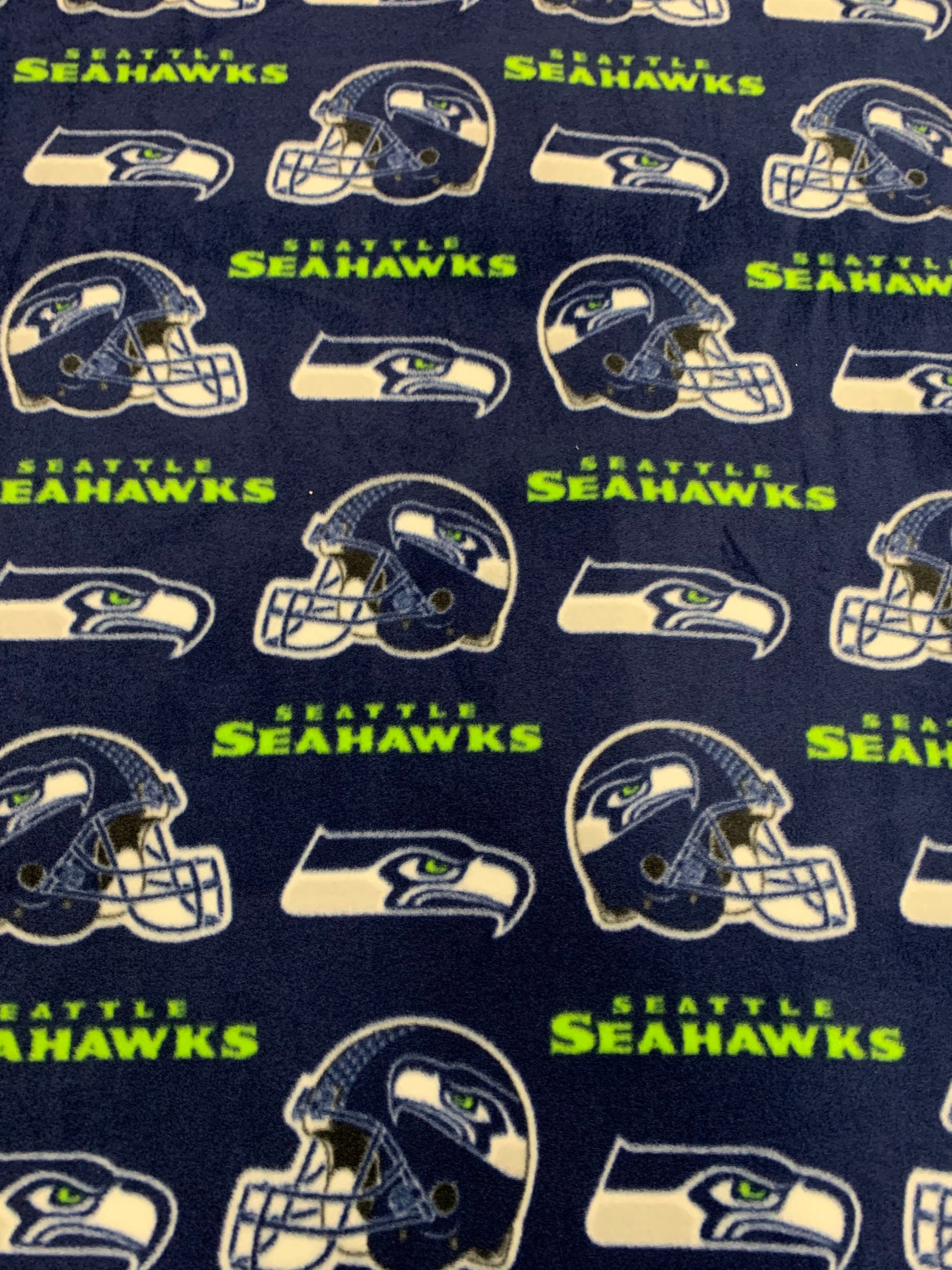 Seattle Seahawks Fleece Fabric / NFL Fleece Fabric / Se vende | Etsy