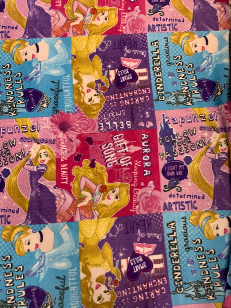 Disney Princess Fleece Fabric / Anti Pill / 60 Wide / | Etsy