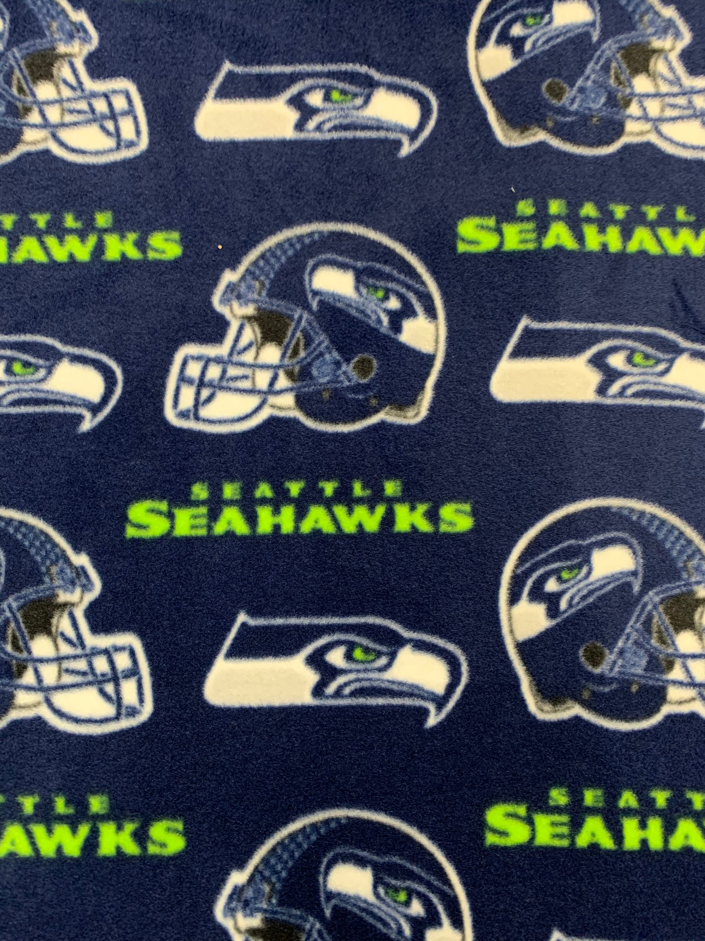 Seattle Seahawks Fleece Fabric / NFL Fleece Fabric / Se vende | Etsy