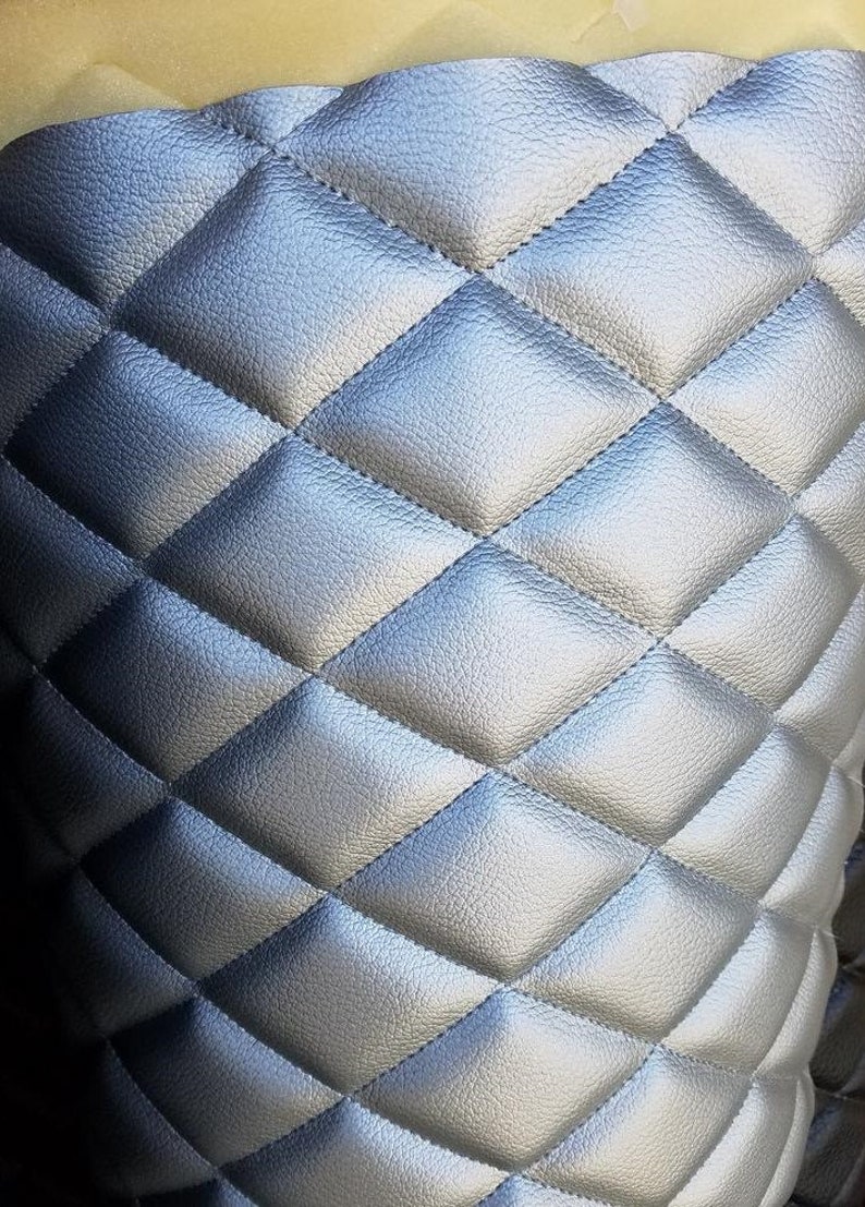 Vinyl Diamond Fabric / Quilt Fabric / 2x3 Quilted | Etsy