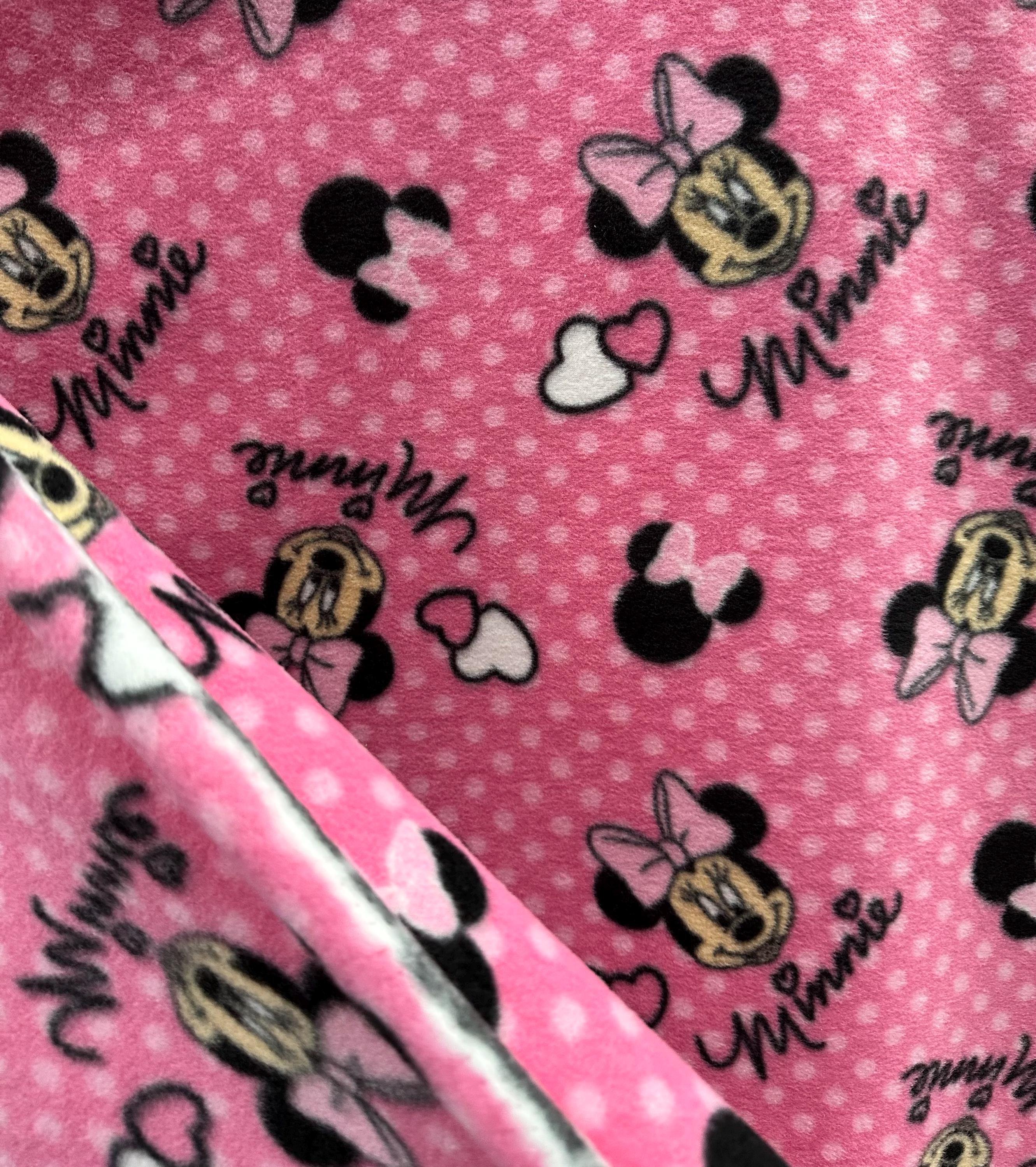Minnie Disney Fleece Fabric/ Minnie Mouse /disney Character/anti Pill ...