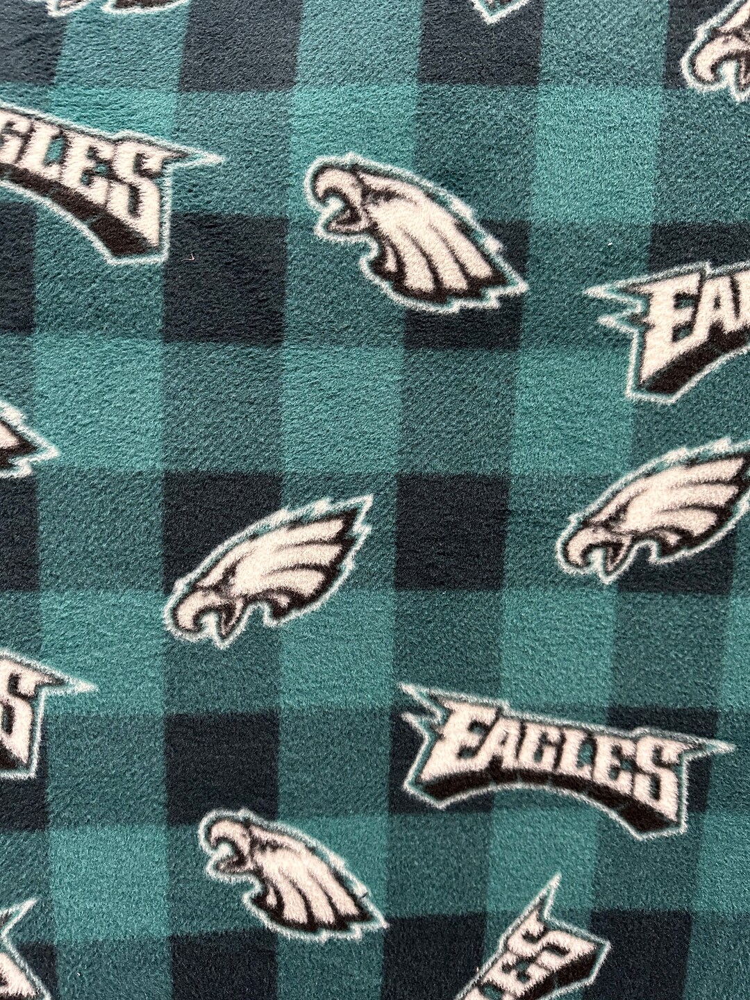 Fabric Traditions Philadelphia Eagles NFL Fleece Fabric/sold by the ...